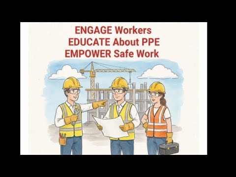 Engage Educate and Empower People to Enhance Safety Drawing Poster ...