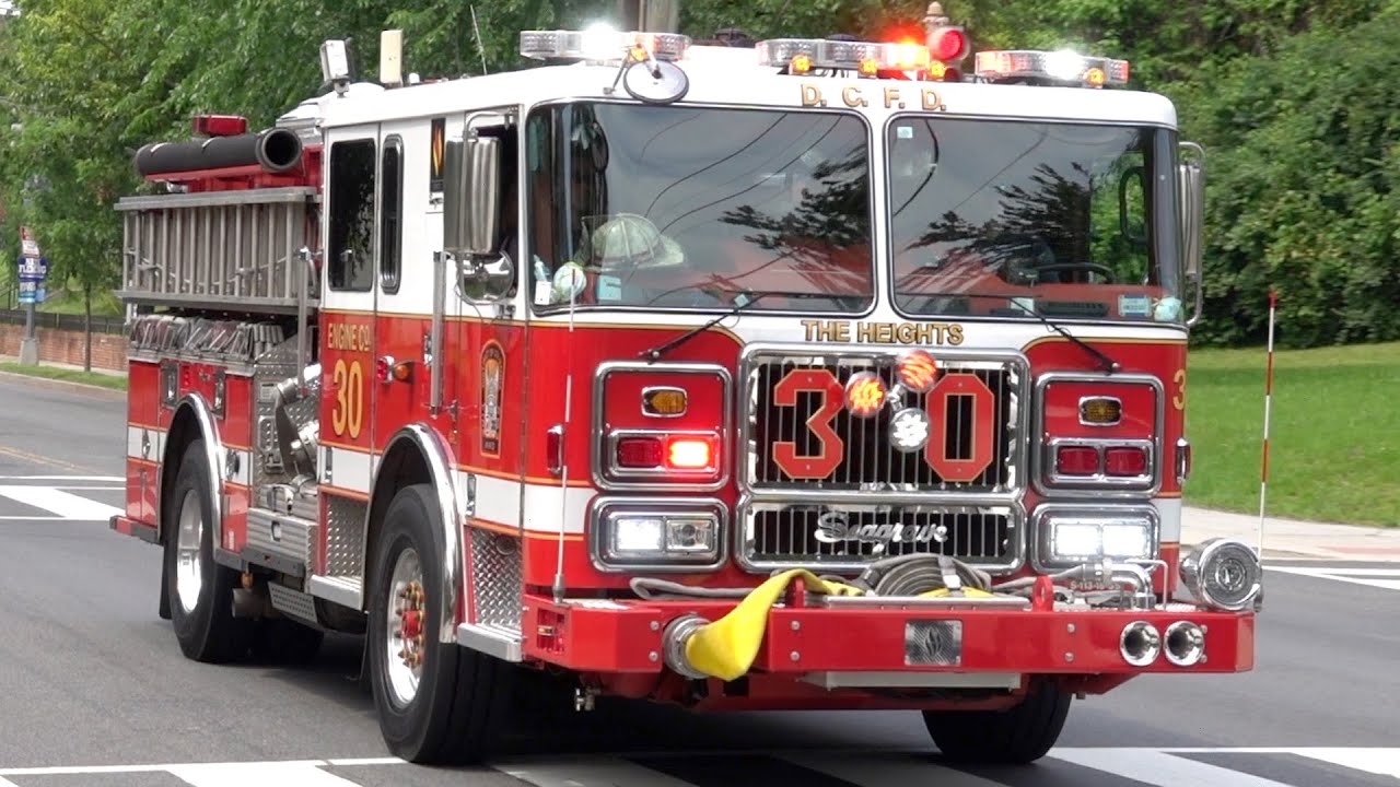 DCFD Engine 30 Responding - YouTube