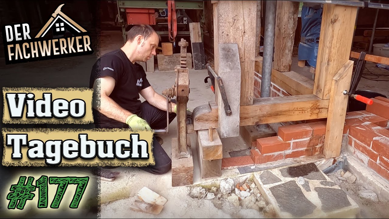 Fachwerkhaus VLog #177 - Ab jetzt wird mit historischem Baumaterial ...