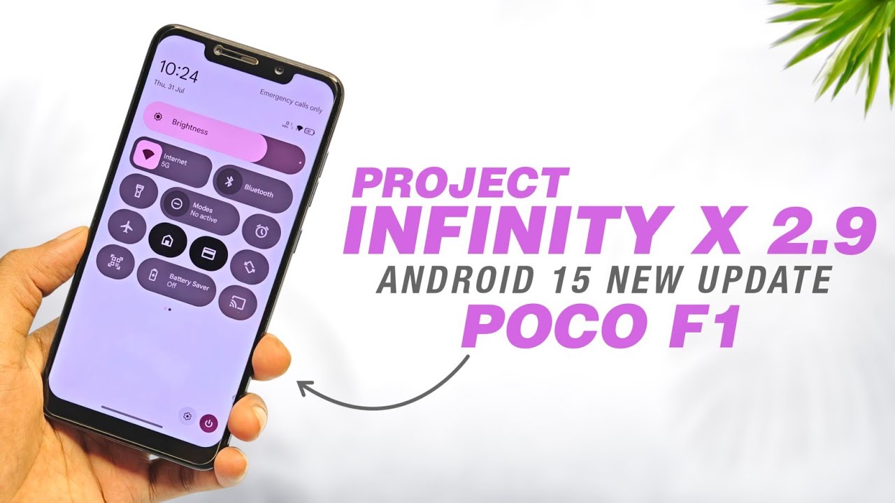 POCO F1 - Project Infinity X 2.9 Official - Android 15 - Android 16 QS ...