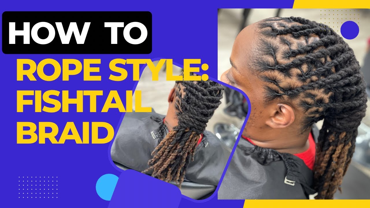 Rope style: Fishtail braid - YouTube