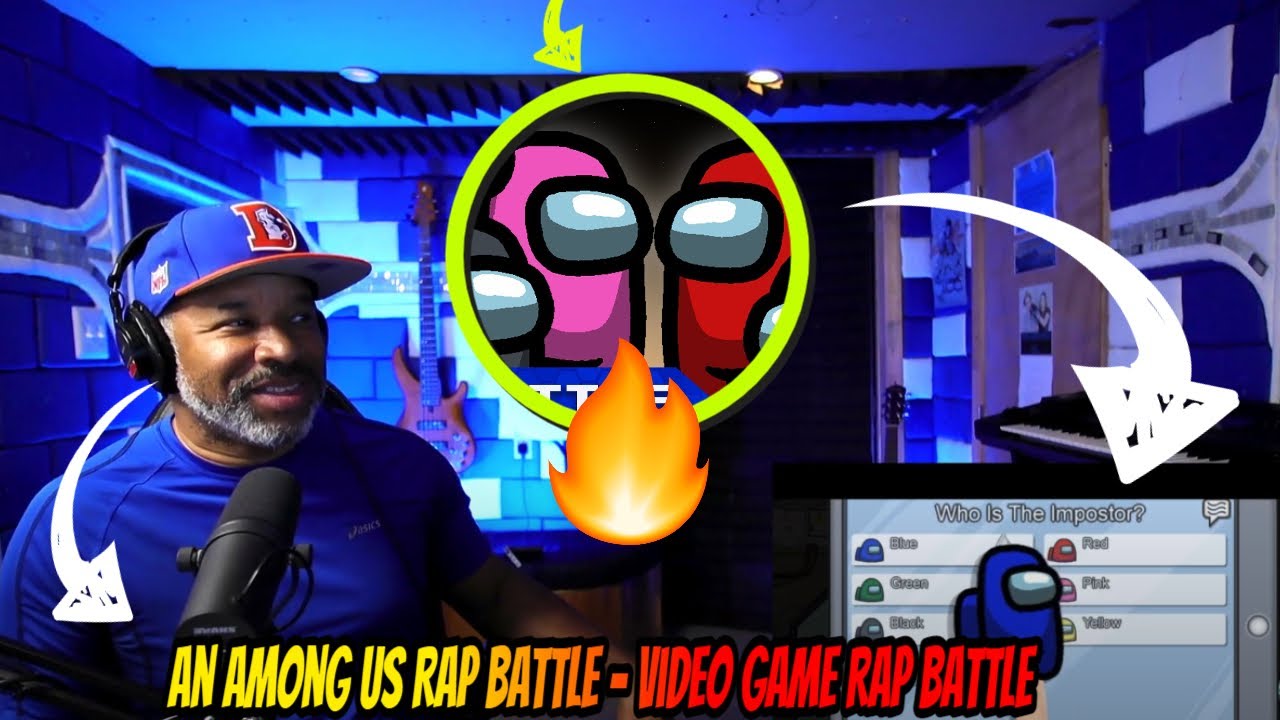 An Among Us Rap Battle - Video Game Rap Battle [Among Us Song ...