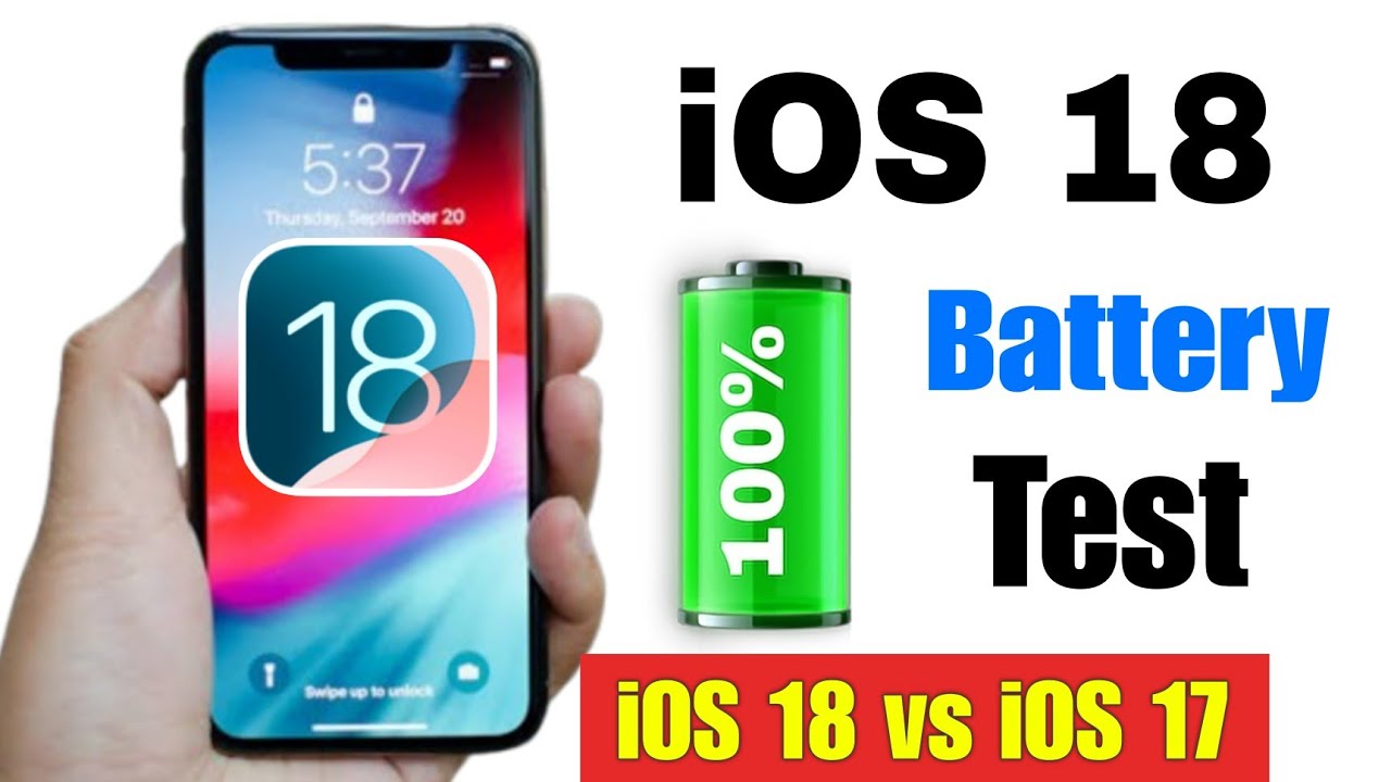 iOS 18 vs iOS 17 Battery Test | iOS 18 Battery Performance | iOS 18 ...