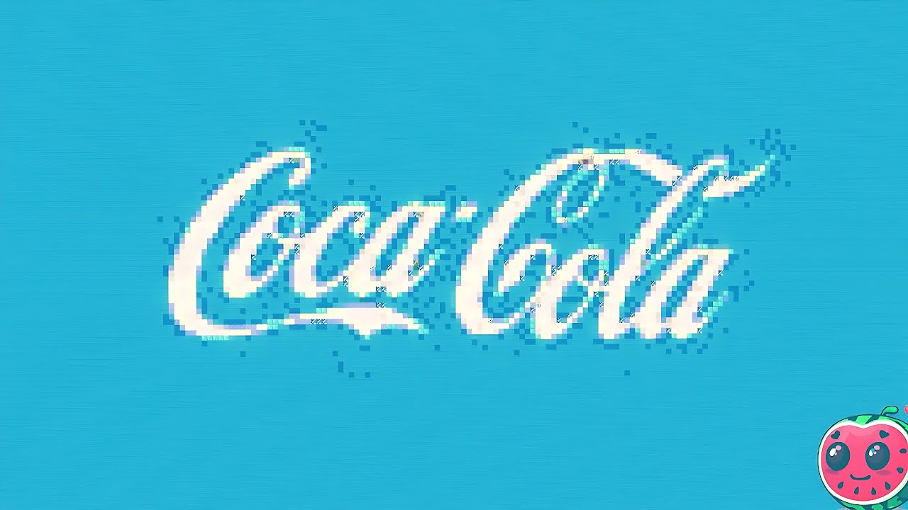 Coca Cola Logo Animation Effects l Minecraft Pixel Art l CTE Video 1995 ...