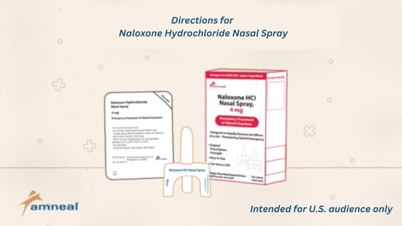 How to use Naloxone HCl Nasal Spray – U.S Only - YouTube