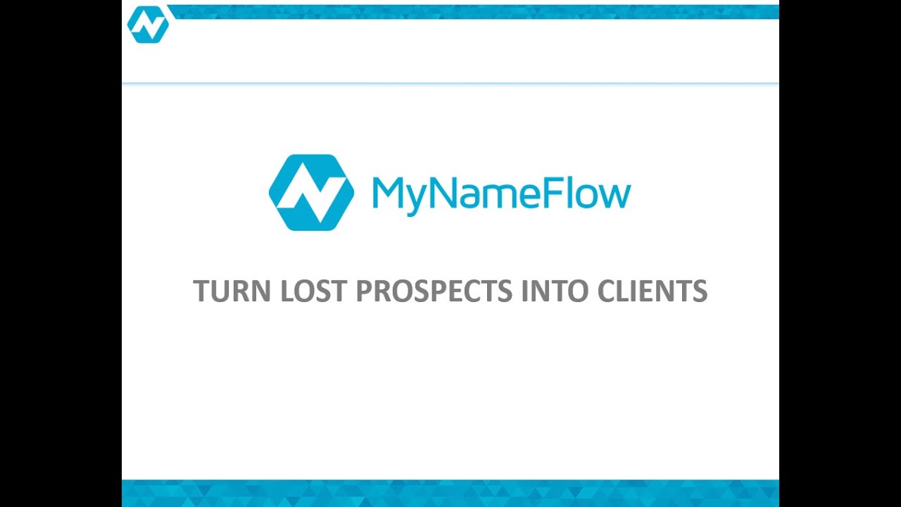 MyNameFlow 10 Minute Demo - YouTube