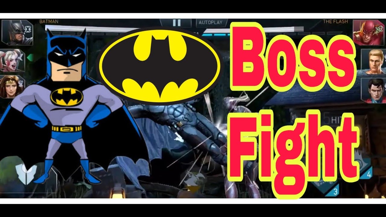 BATMAN Boss Fight • Injustice 2 Gameplay #4 - YouTube
