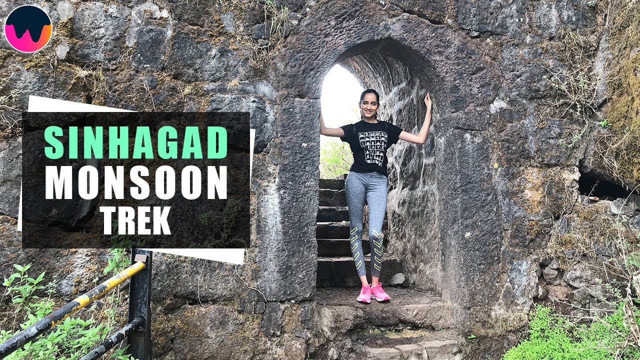 Sinhagad Fort Trek in Monsoon Season - YouTube