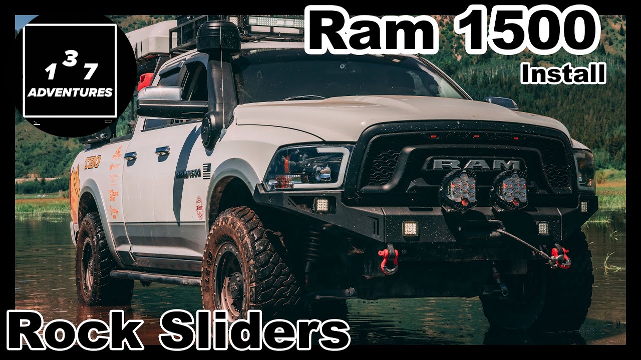 How to install rock sliders on 2009-2012 Ram 1500 - YouTube