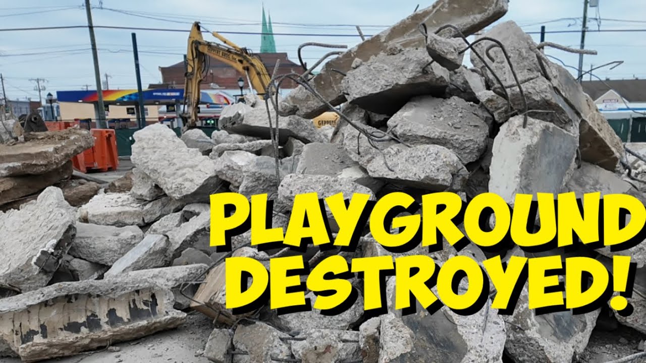 IS CHRISTMAS CANCELED IN PHILADELPHIA? PLAYGROUND DEMOLISHED! - YouTube