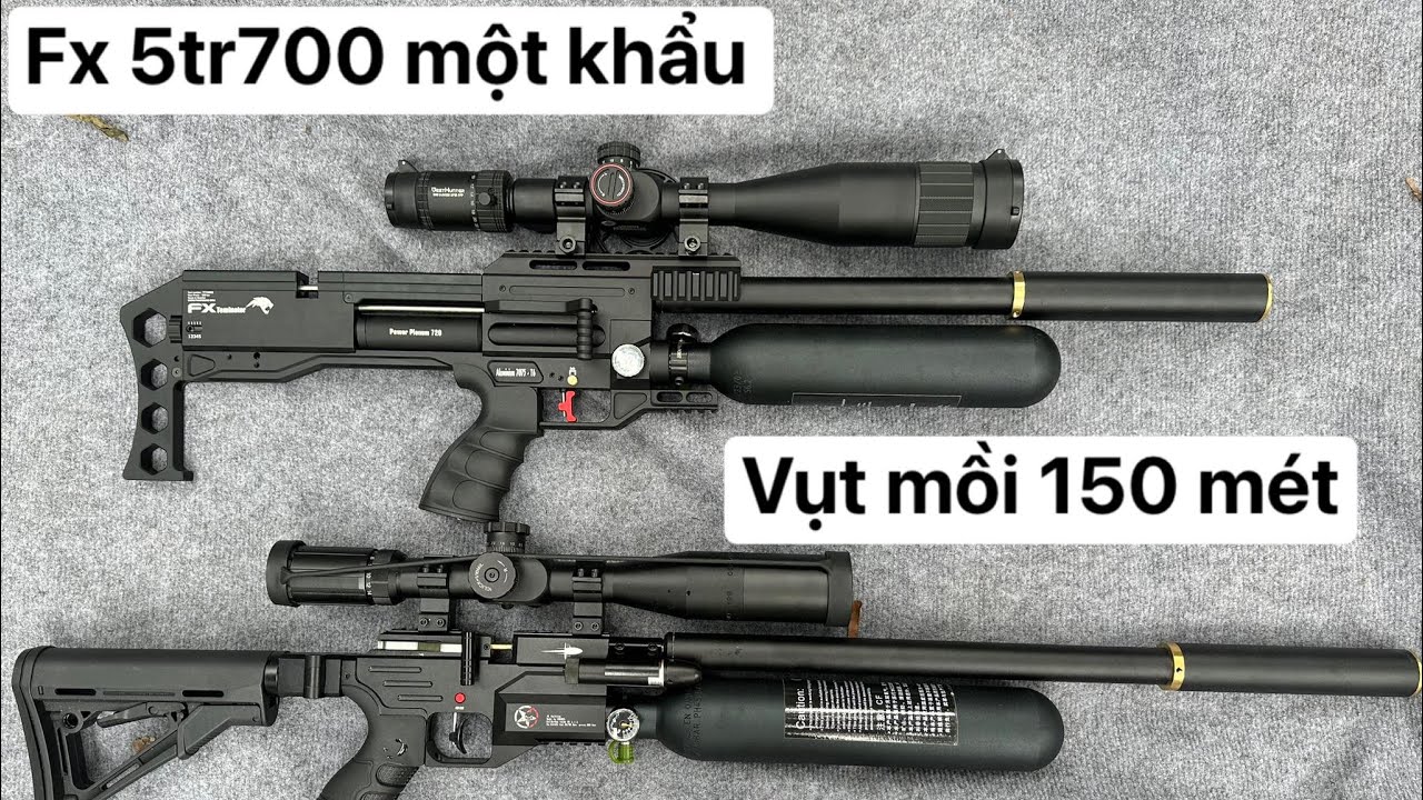 5 triệu 700 một khẩu pcp fx // fx teminator / fx quy 3 lỗ / fx quy k2 / fx quy sói - YouTube