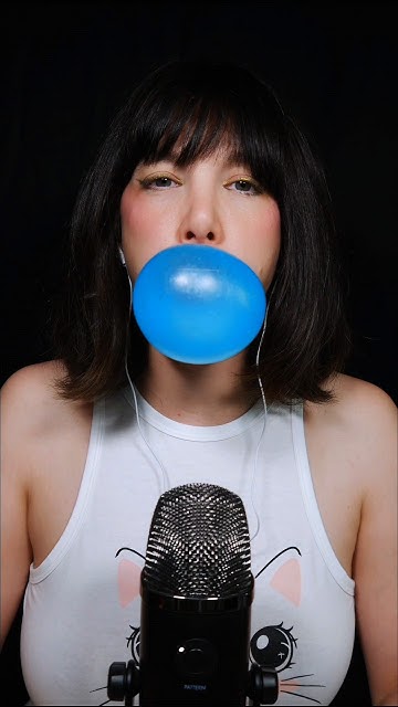 Big bulle chewing-gum #asmr - YouTube