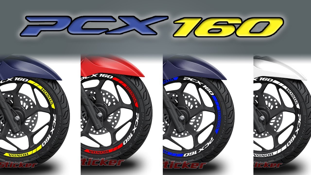 Tutorial pemasangan sticker velg PCX 160 - YouTube