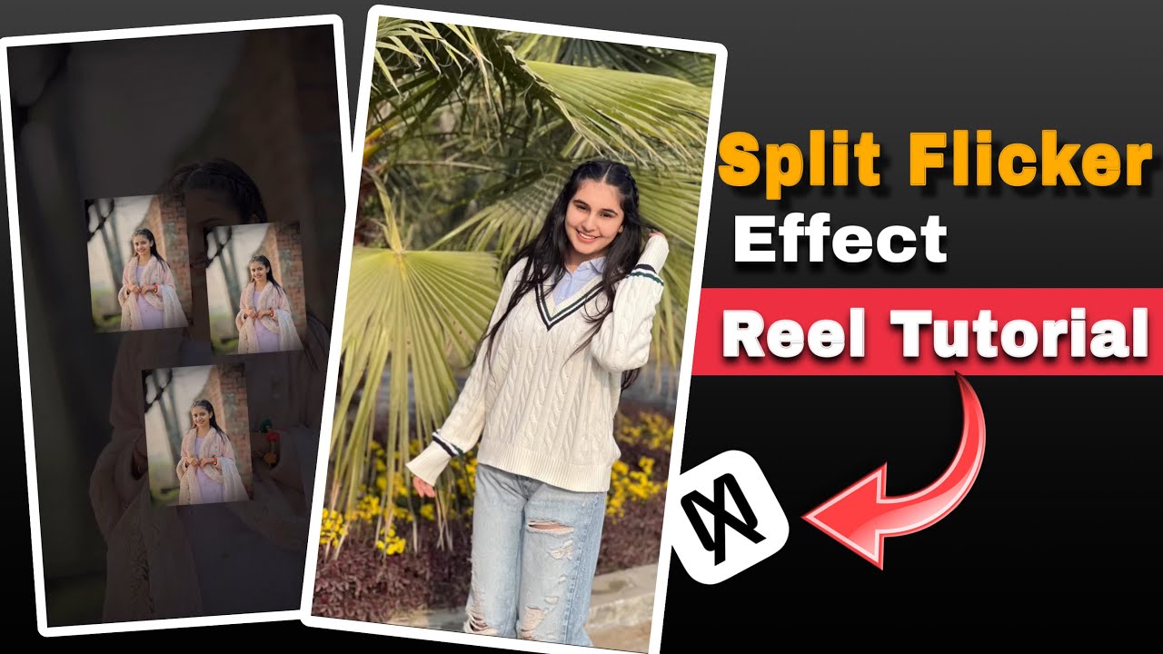 Split Flicker Effect Reels Editing | New Trending Reels Video Editing ...