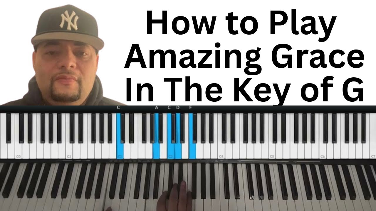 Amazing Grace (Key of G) EASY Piano Tutorial - YouTube