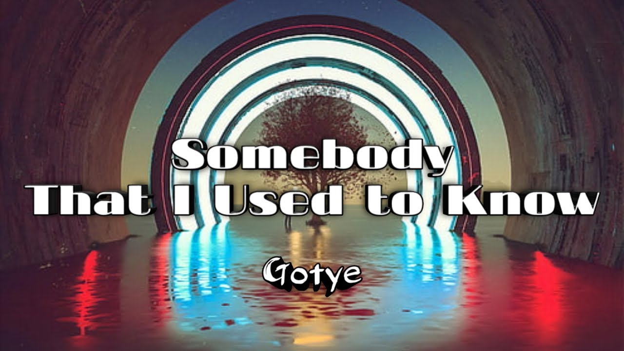 "Somebody That I Used to Know" Song by "Gotye" (lyrics)@mr.katmusic ...