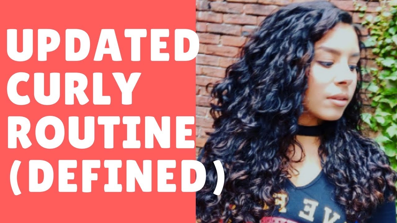 UPDATED Curl Routine | Defined Frizz free Curls | jiannajay - YouTube