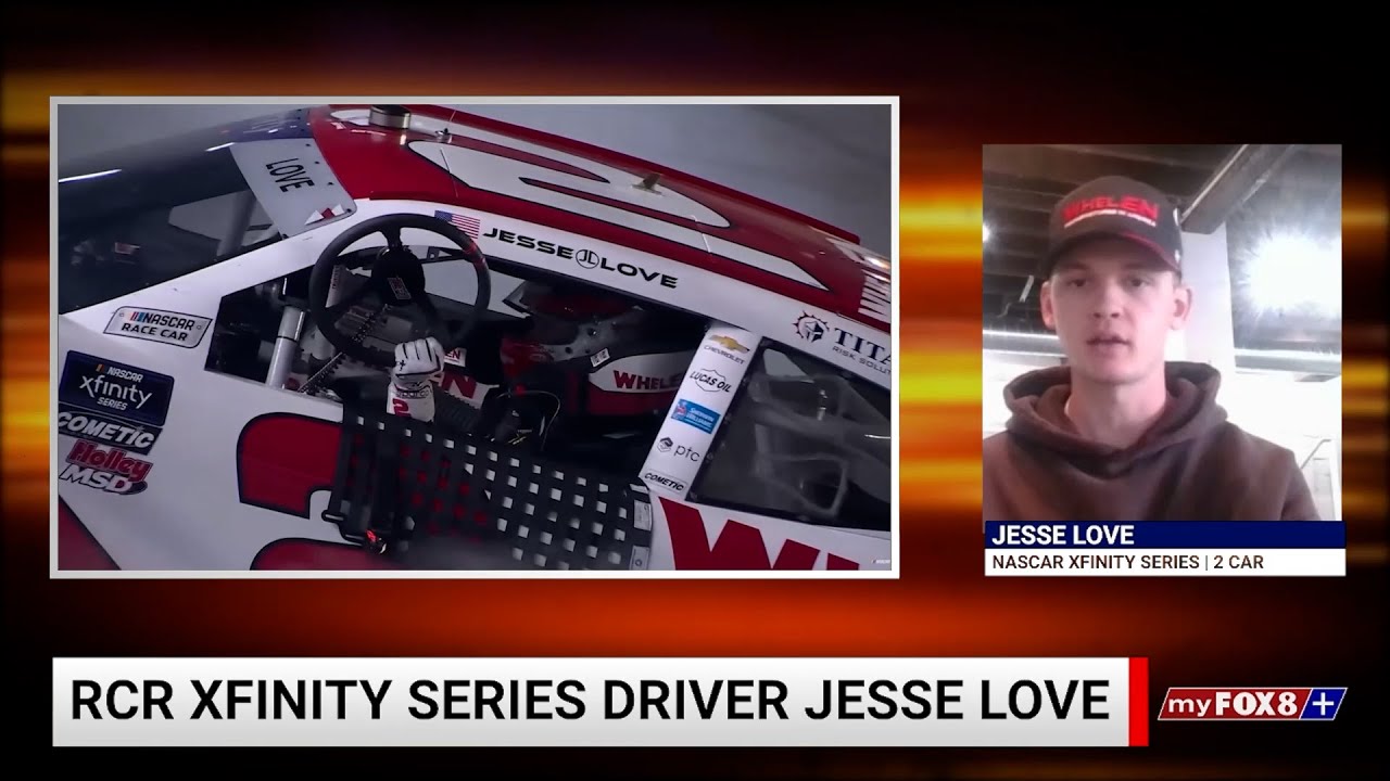JESSE LOVE TALKS ABOUT HIS EXPECTATIONS IN THE XFINITY SERIES - YouTube