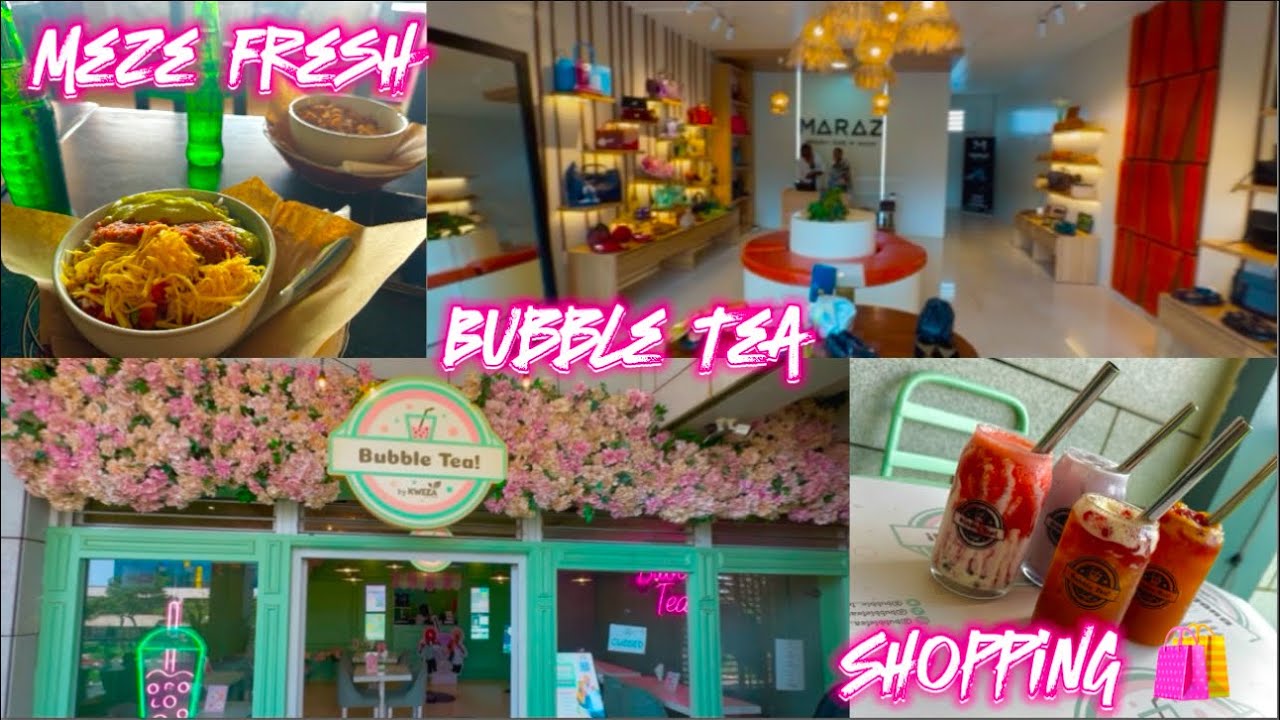 Causal Day in Kigali Meze Fresh 🌯 + Shopping 🛍️ + Bubble Tea 🧋#kigali # ...