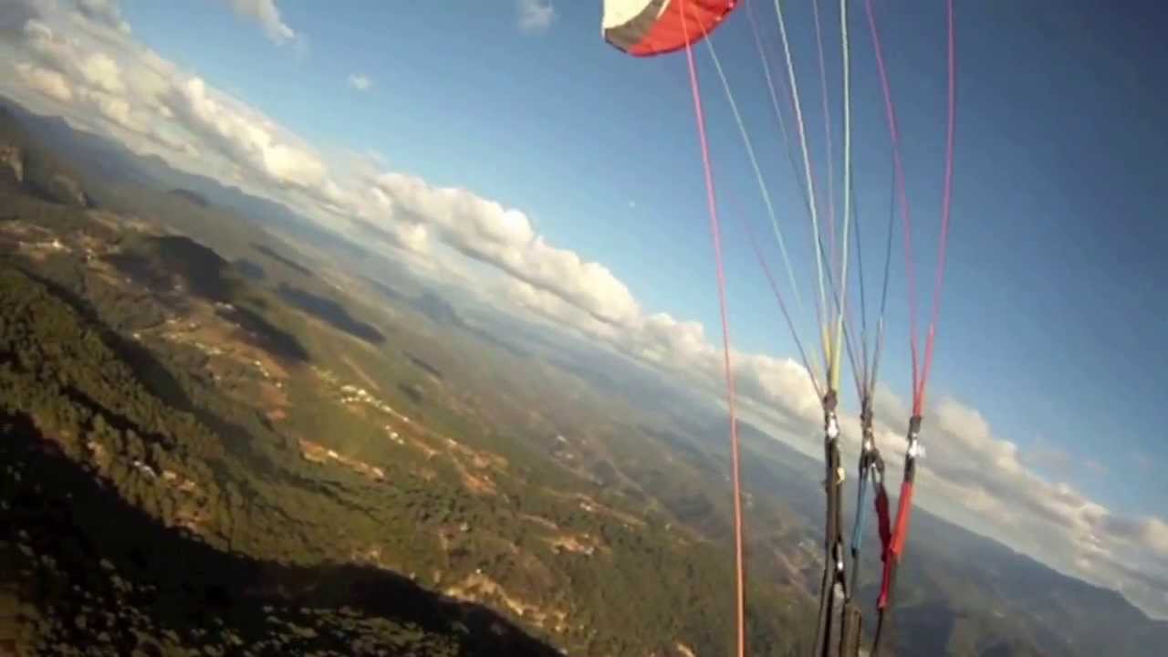 Paragliding launches... women - YouTube