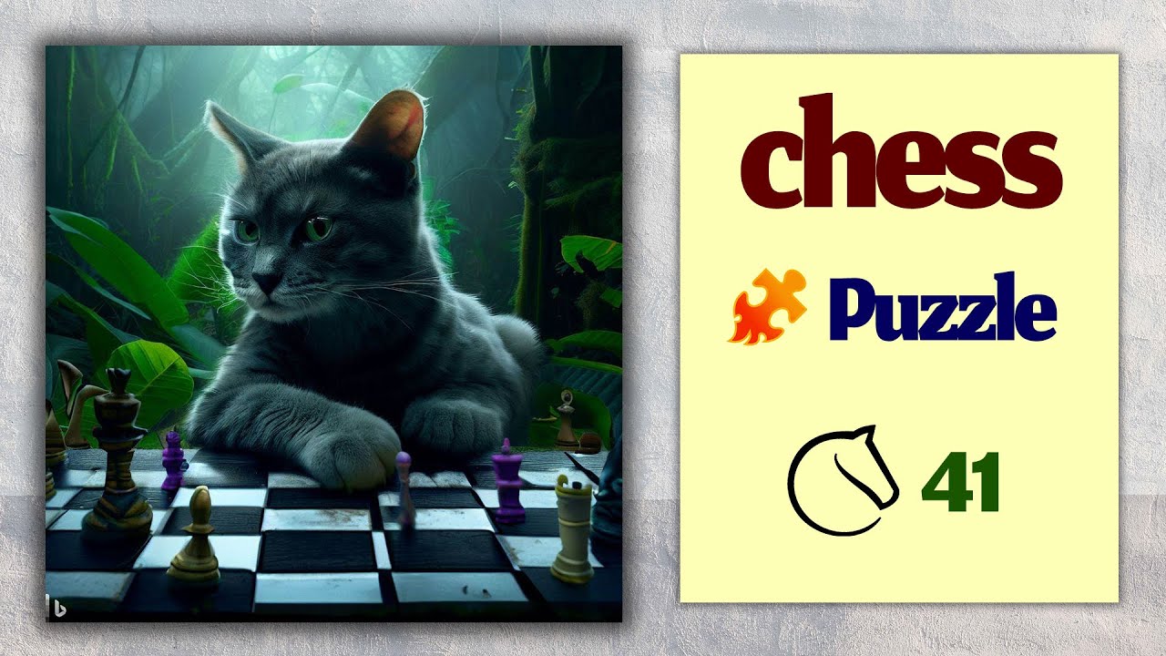 🧩 Knights dancing around the king - Chess puzzle (41) / LiChess - YouTube