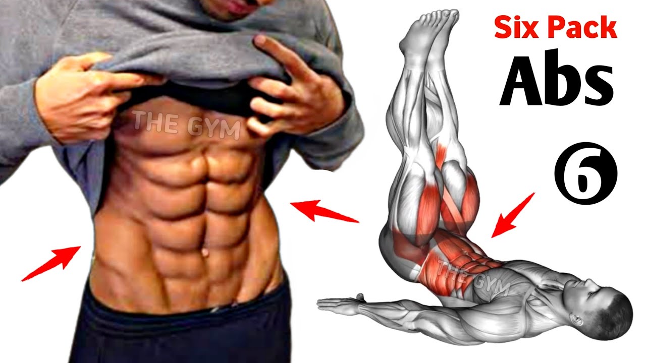 6 Perfect abs exercises ( fastest ) - YouTube