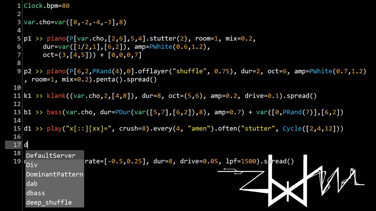 Livecoding Foxdot Peaceful Piano Youtube