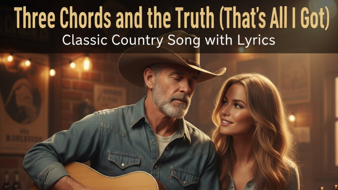 Three Chords and the Truth (Lyric Video) | Classic Country Home Song ...