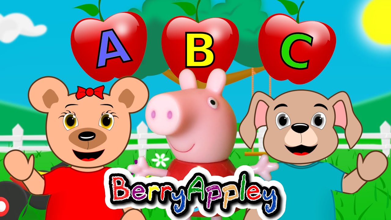 ABC with Peppa Pig | BerryAppley | Kids Songs | ABC Alphabet Songs ...