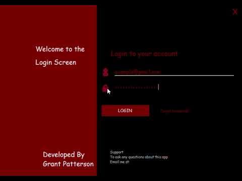 Login Form I created with using #Csharp - YouTube