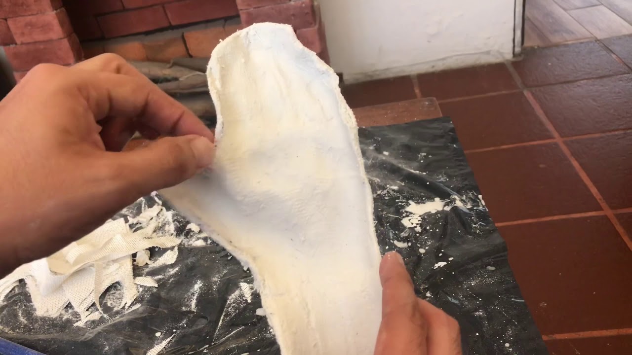 Férula mano-muñeca elaboración parte 2 - YouTube