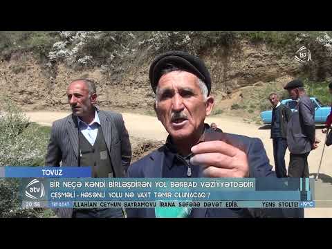 Tovuzda bir neçə kəndi birləşdirən yol bərbad vəziyyətdədir