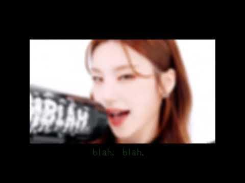 ITZY- Blah Blah Blah lyrics. color coded - YouTube