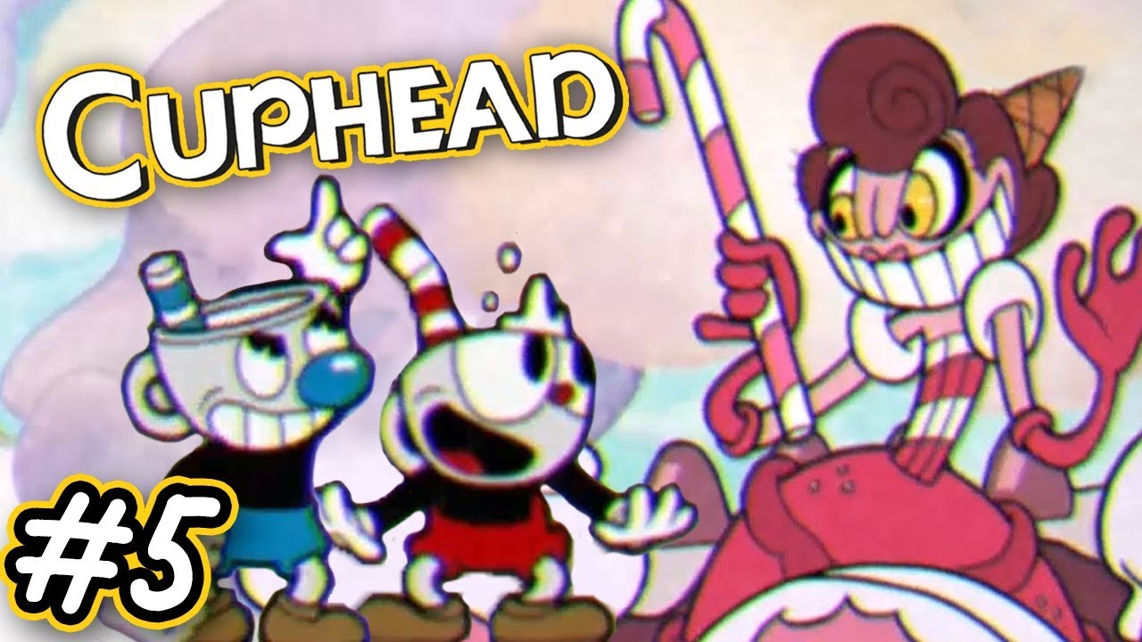 Cuphead Co-op Let's Play [Part 5] - (Multiplayer Gameplay) - YouTube