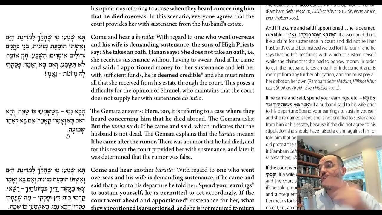 Daf Yomi - Ketubot 107 - Seven Challenges to Shmuel - YouTube