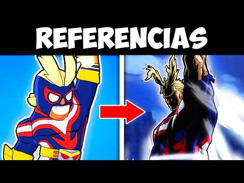 TODAS las REFERENCIAS de MHA X BRAWL STARS