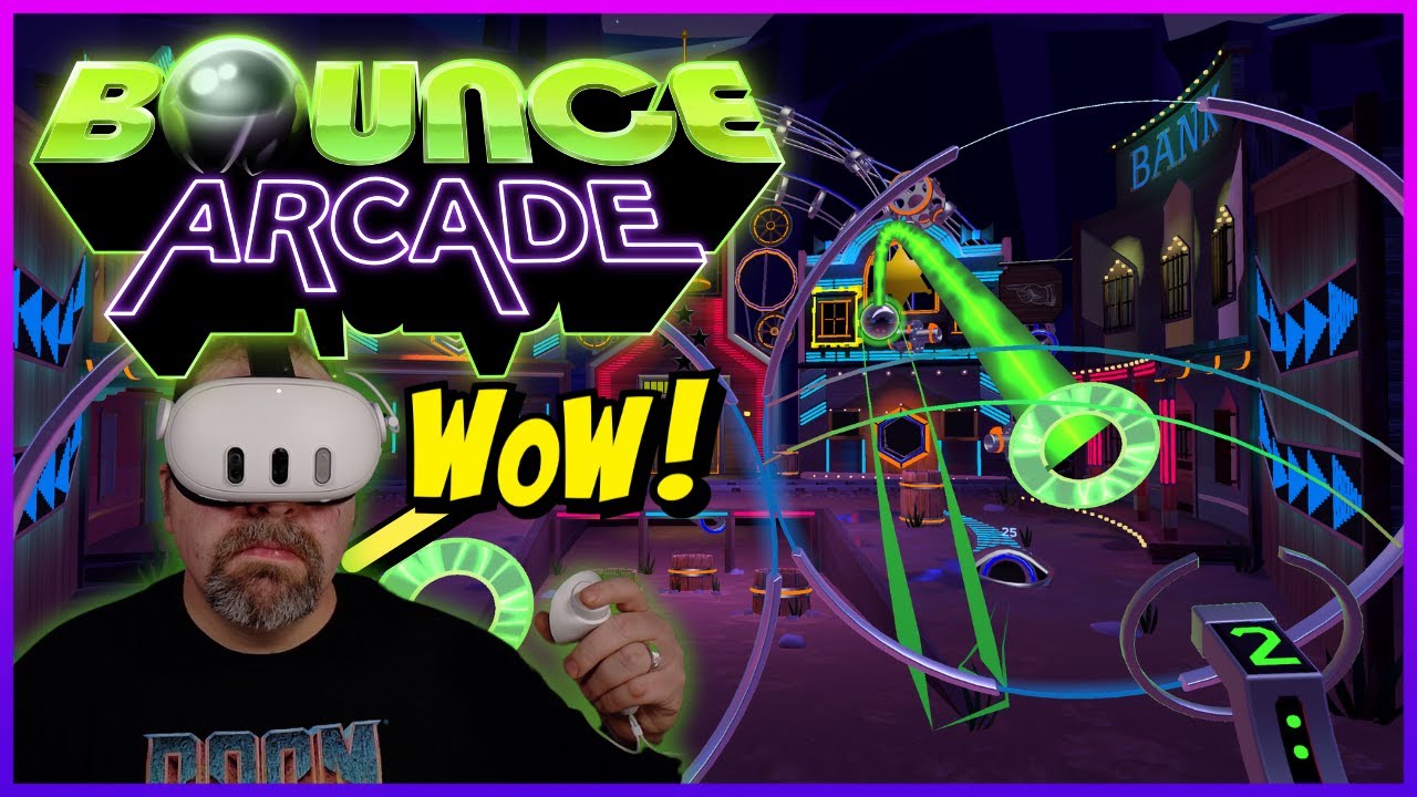 Bounce Arcade! An Addicting VR Pinball Game Experience? - YouTube