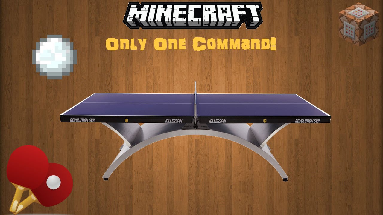 Minecraft | Table Tennis in Only One Command! - YouTube