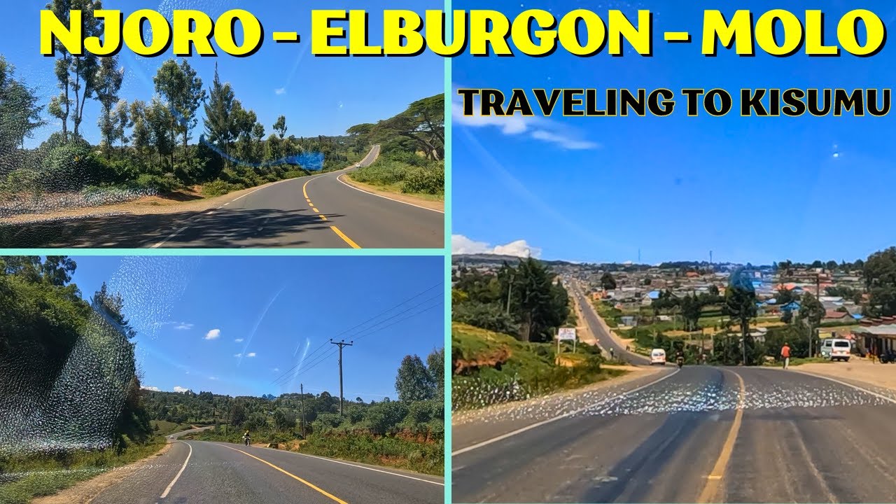 Scenic Views | NJORO ELBURGON MOLO to B1 Busia-Kisumu Rd - YouTube