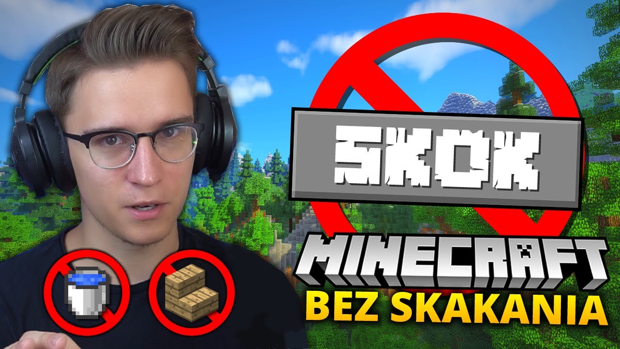 Czy da się przejść MINECRAFT bez SKAKANIA? | Sheo - YouTube