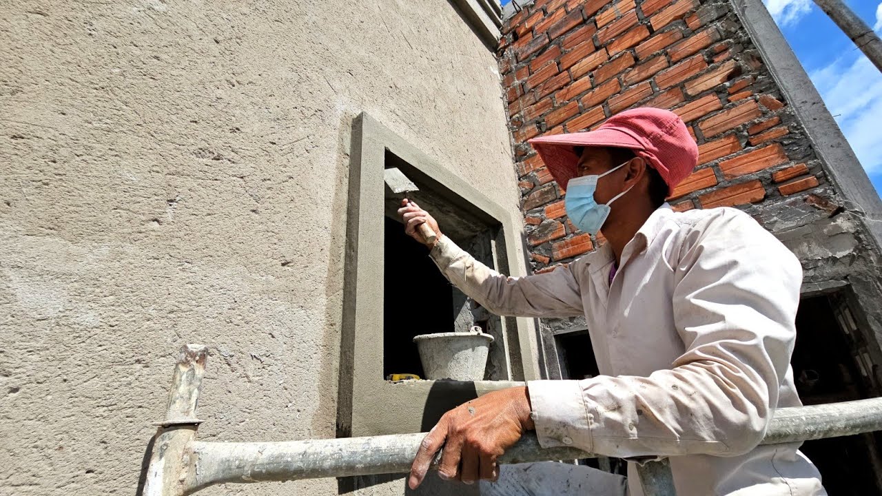 Construction Techniques Of Window Frame| How To Make Window Frame By ...