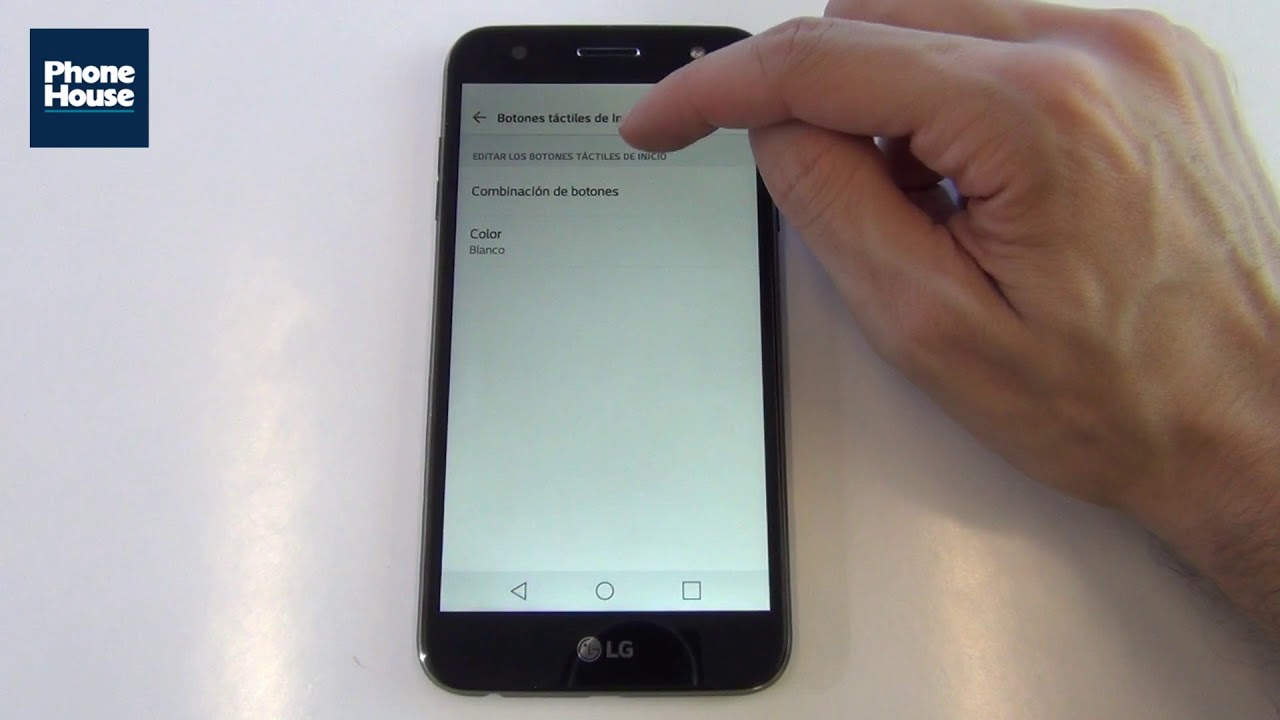 TIP: Personalizar botones de navegación en LG X Power 2 - YouTube