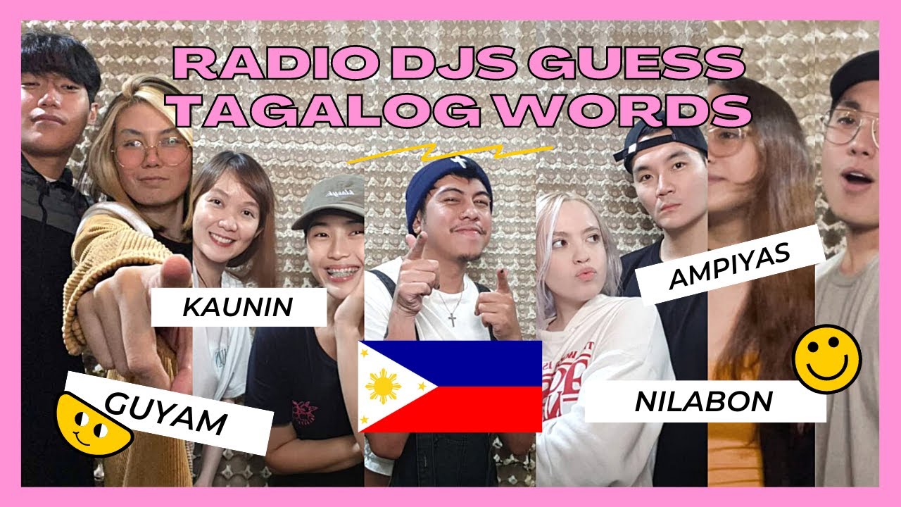 RADIO DJs GUESS TAGALOG WORDS - YouTube