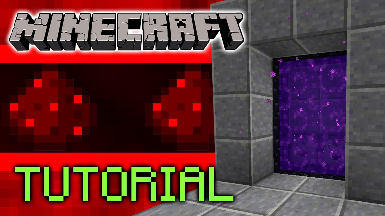 Portal Nether Automático y oculto!!! / Tutorial Redstone Minecraft 1.8. ...