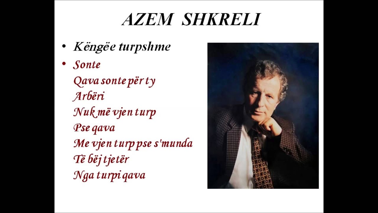 Azem Shkreli, kenge e turpshme - YouTube