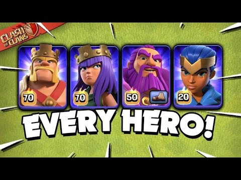 Power Of Heroes | Coc | Clash of Clan | Coc Town Hall Attack Strategy ...