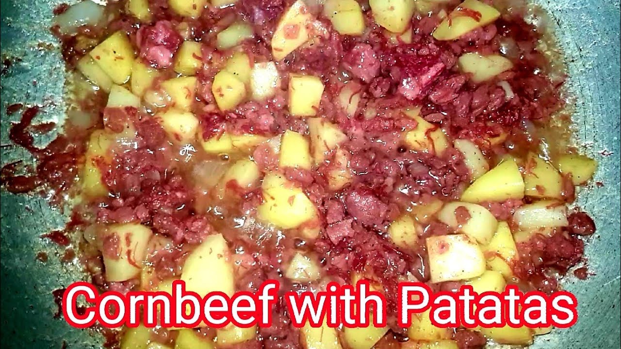 Matipid na ulam pero magugustuhan ng mga chikiting CORNBEEF WITH PATATO ...