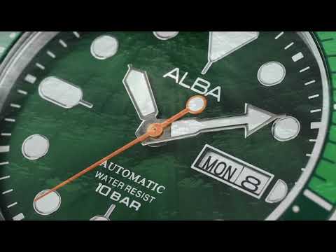 ALBA Diver look watch AL4187X1 - YouTube