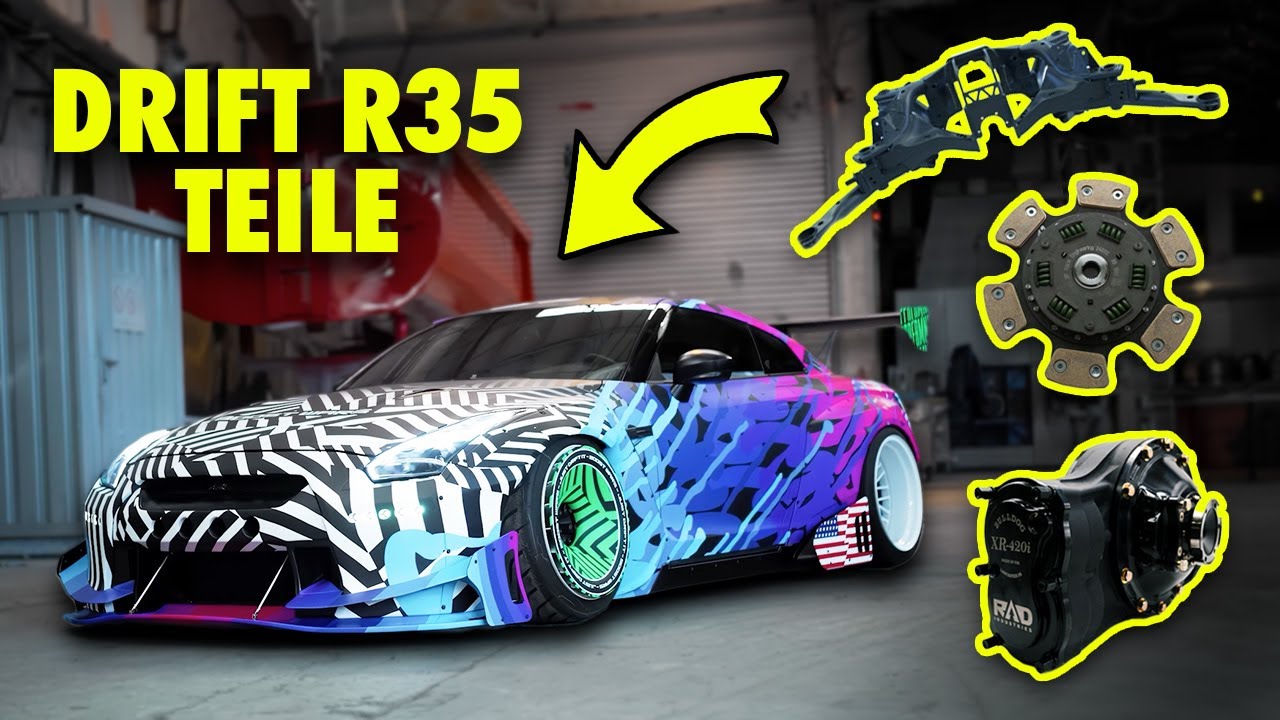 Ein Tag bei JP Performance - Drift R35 Teile - YouTube