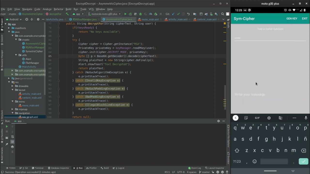 Uso de RSA en Java Android - YouTube